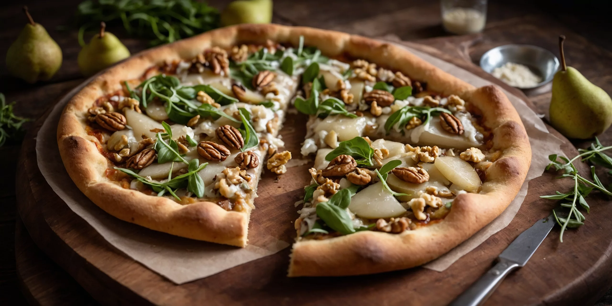 Birnen-Gorgonzola-Pizza – YummAi